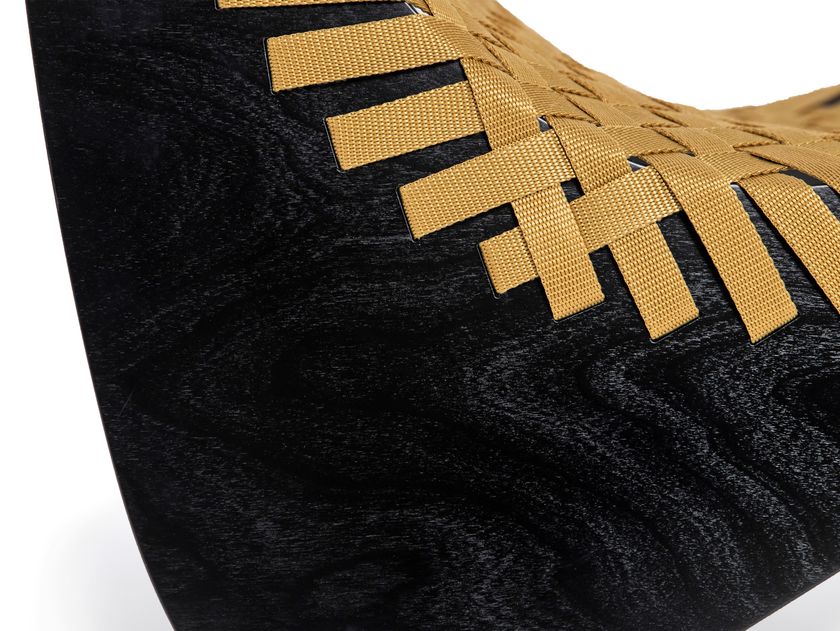 MELON GOLD - BLACK WOOD 休闲椅 By Aggy | design Agota Rimsaite