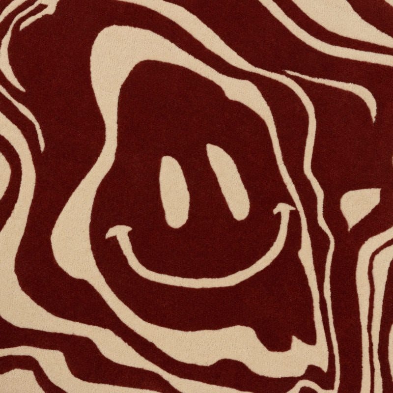 Handmade wool rug MELTED IN RED By FLOOR_STORY design Henry Holland