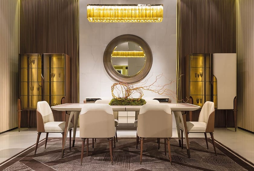 MELTING LIGHT Rectangular table By Turri