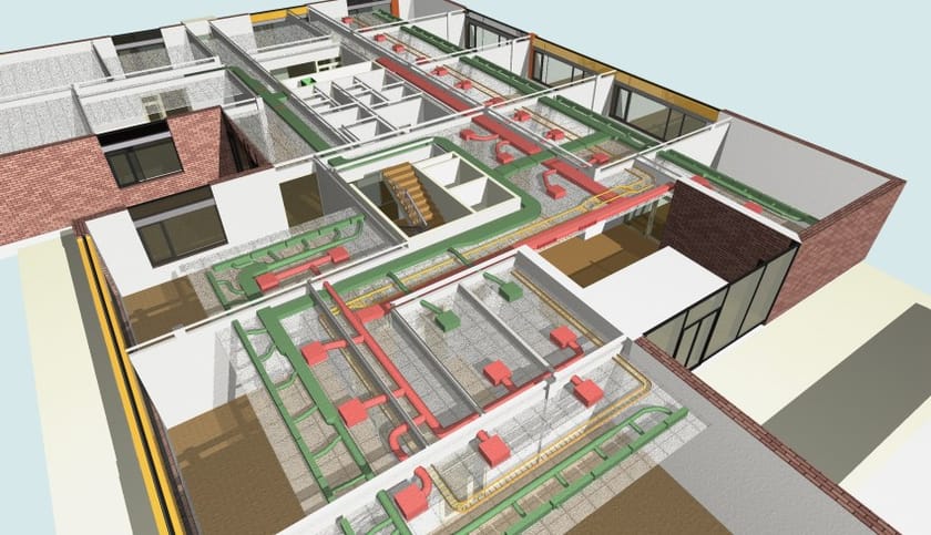 MEP Modeler 2D & 3D CAD technical design By GRAPHISOFT Italia