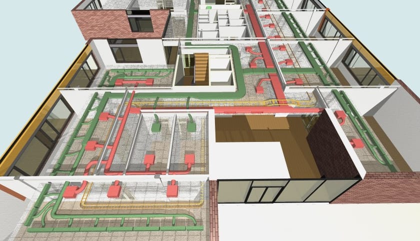 MEP Modeler 2D & 3D CAD technical design By GRAPHISOFT Italia