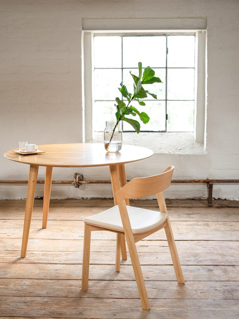 MERANO 313 401 Wooden chair with integrated cushion By TON | design ...