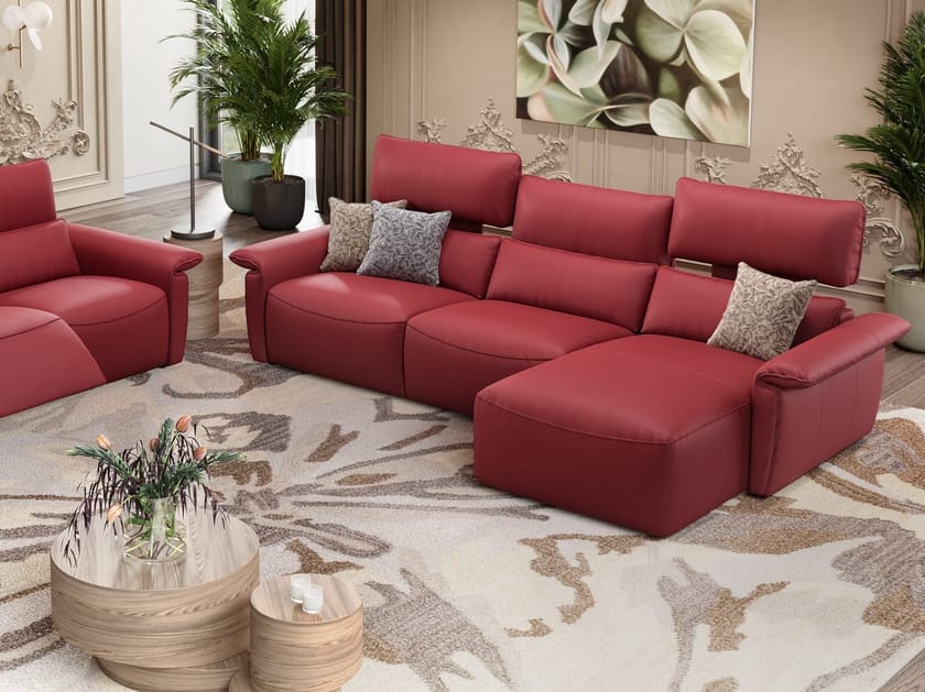 MERIDA | Divano con chaise longue By Sofanella