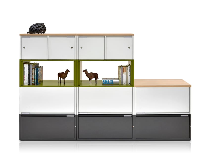 MERIDIAN Modular office storage unit By Herman Miller