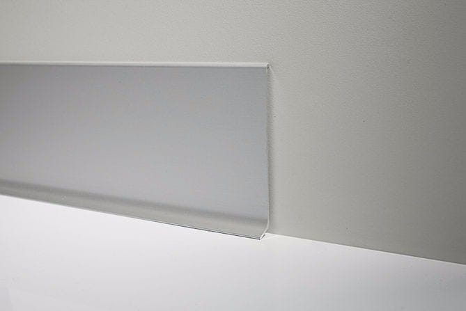 METAL LINE 90 Aluminium skirting board By PROFILPAS