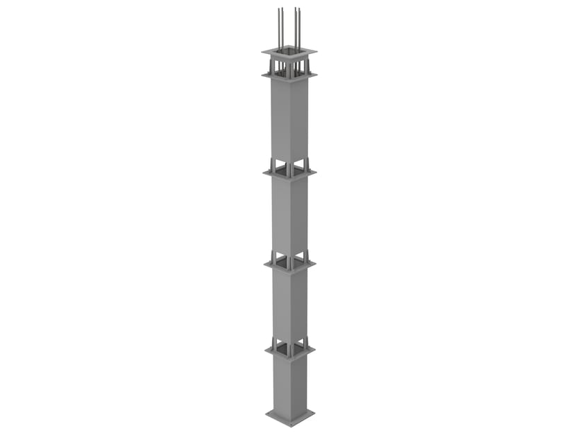 MTR® A PILLAR Prefabricated mixed-section steel-concrete pillar By METAL.RI