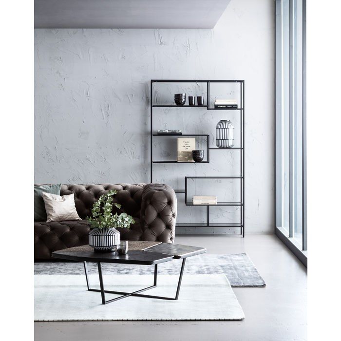Tufted 4 seater fabric sofa METROPOL By KARE Design