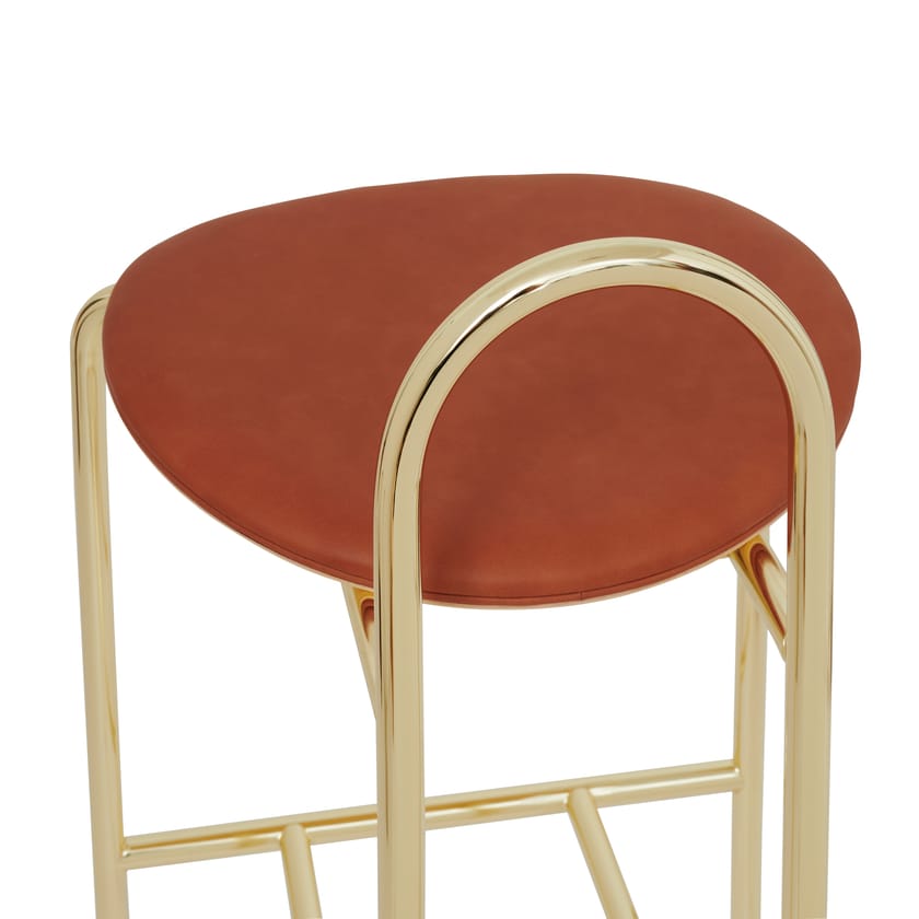 MICHELLE High stool with footrest By SP01 | design Tim Rundle