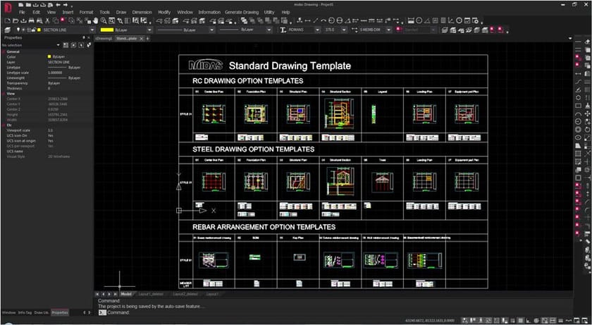 Midas DRAWING 2D & 3D CAD technical design By MIDAS