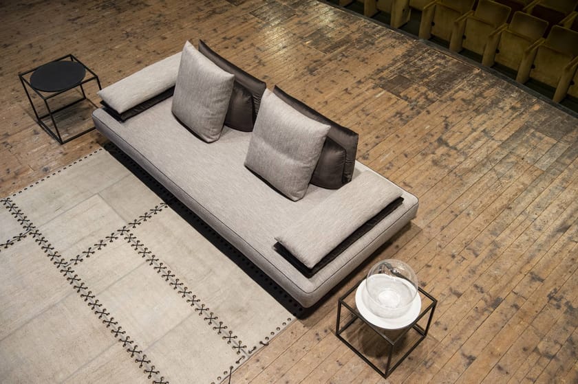 Divano sfoderabile in tessuto a 2 posti MILANO By Gobbo Salotti design ...