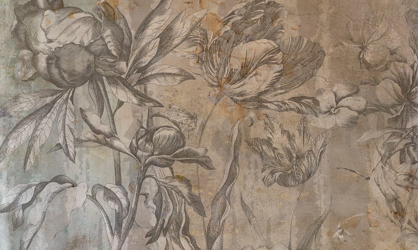 ARAZZO Wallpaper with floral pattern By MILLE997