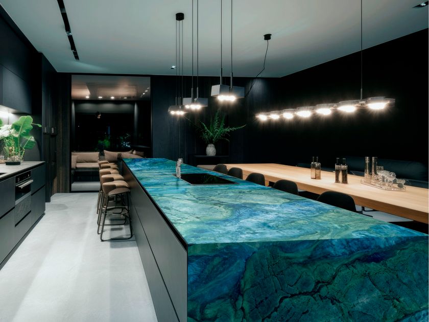 ARES Decorated glass Decorative panel By MILLE997