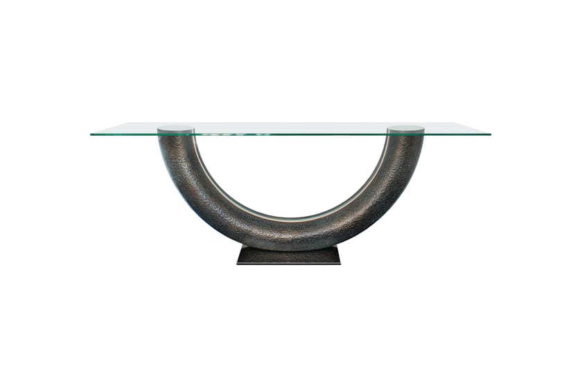 MILLENIUM Rectangular fiberglass console table By GANSK