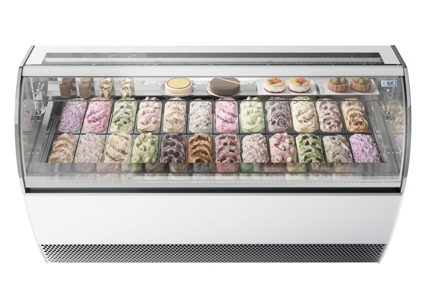 MILLENIUM LX | Ice cream Refrigerated display cabinet Counter ice cream ...