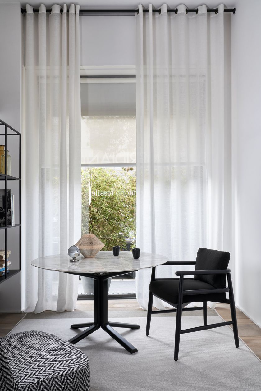 MILLER Round marble table By Meridiani | design Andrea Parisio