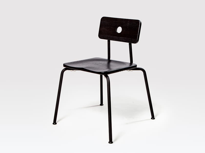 MILNE Stackable steel and wood chair By Liqui Contracts | design ...