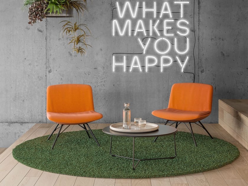 MILOS LOUNGE Fabric easy chair By Sitland | design Dorigo Design