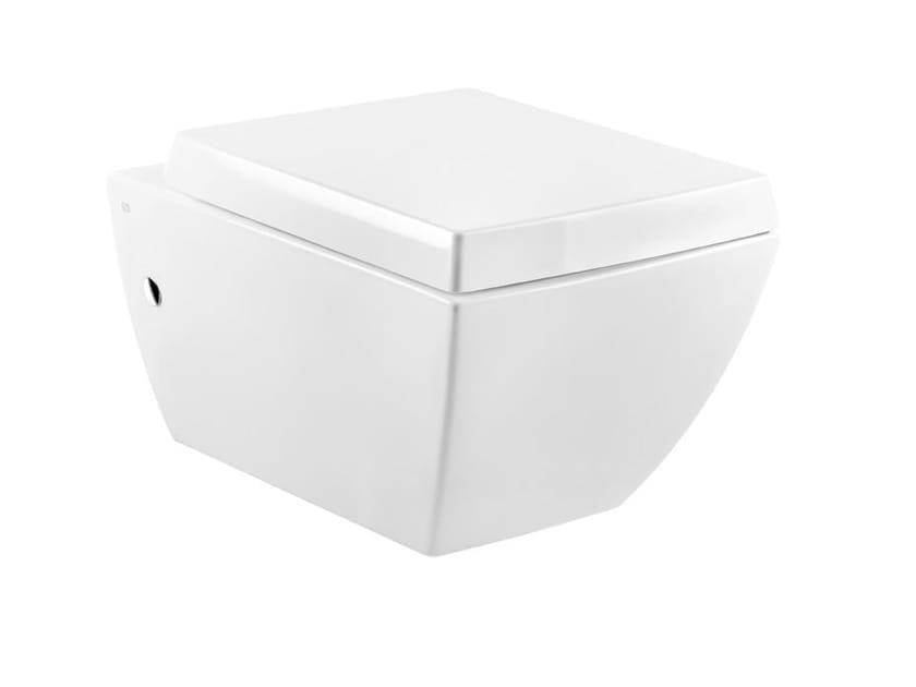Wall-hung ceramic toilet MIMI SANITARY 37513 By Gessi design Prospero ...