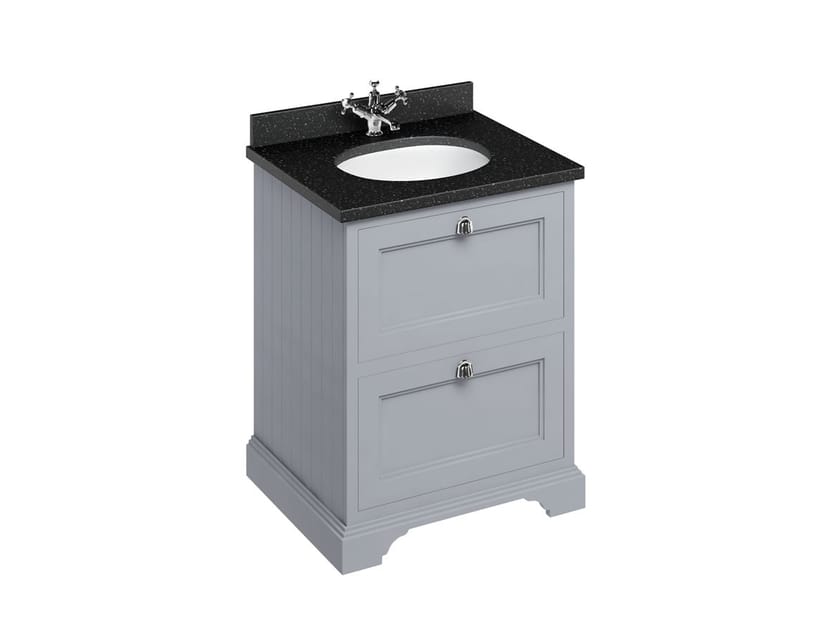 MINERVA | Vanity unit with drawers Floor-standing MDF vanity unit with ...