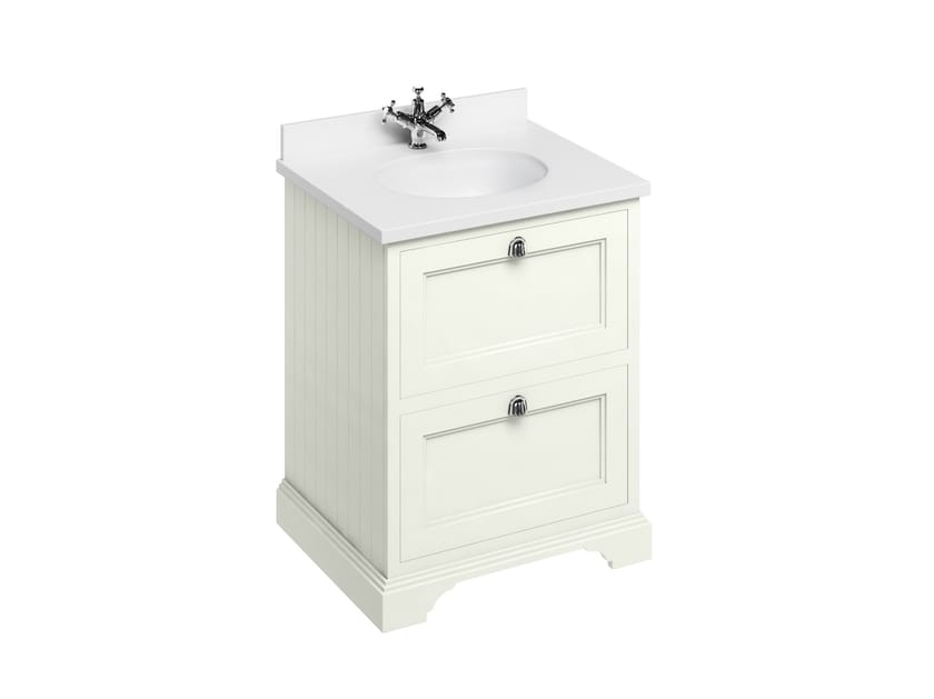 MINERVA | Vanity unit with drawers Floor-standing MDF vanity unit with ...