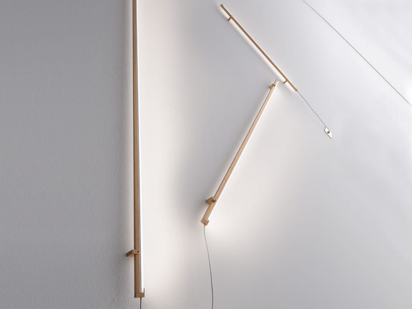 MINI.MAH LED brass wall lamp By Vesoi