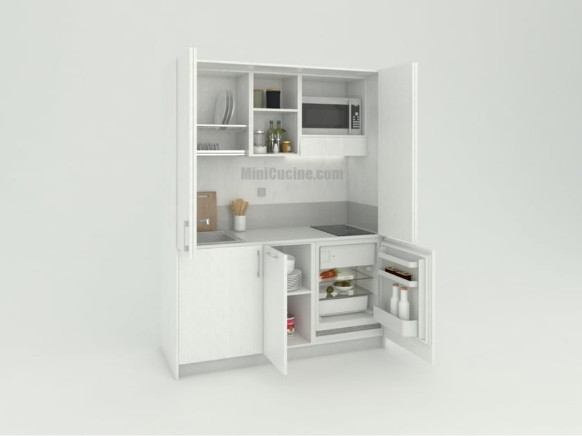 MINICOMPACT 164 Hideaway mini kitchen By MiniCucine.com | design Paolo ...