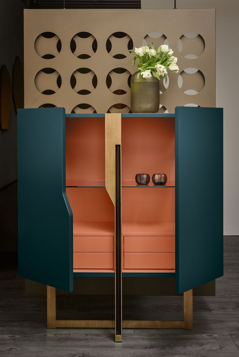 MIRAGE Wooden highboard By Cantori | design Maurizio Manzoni