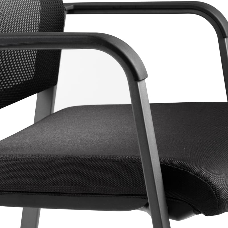 Mesh chair with armrests MIRO-3P Miro Collection By UE Chairs