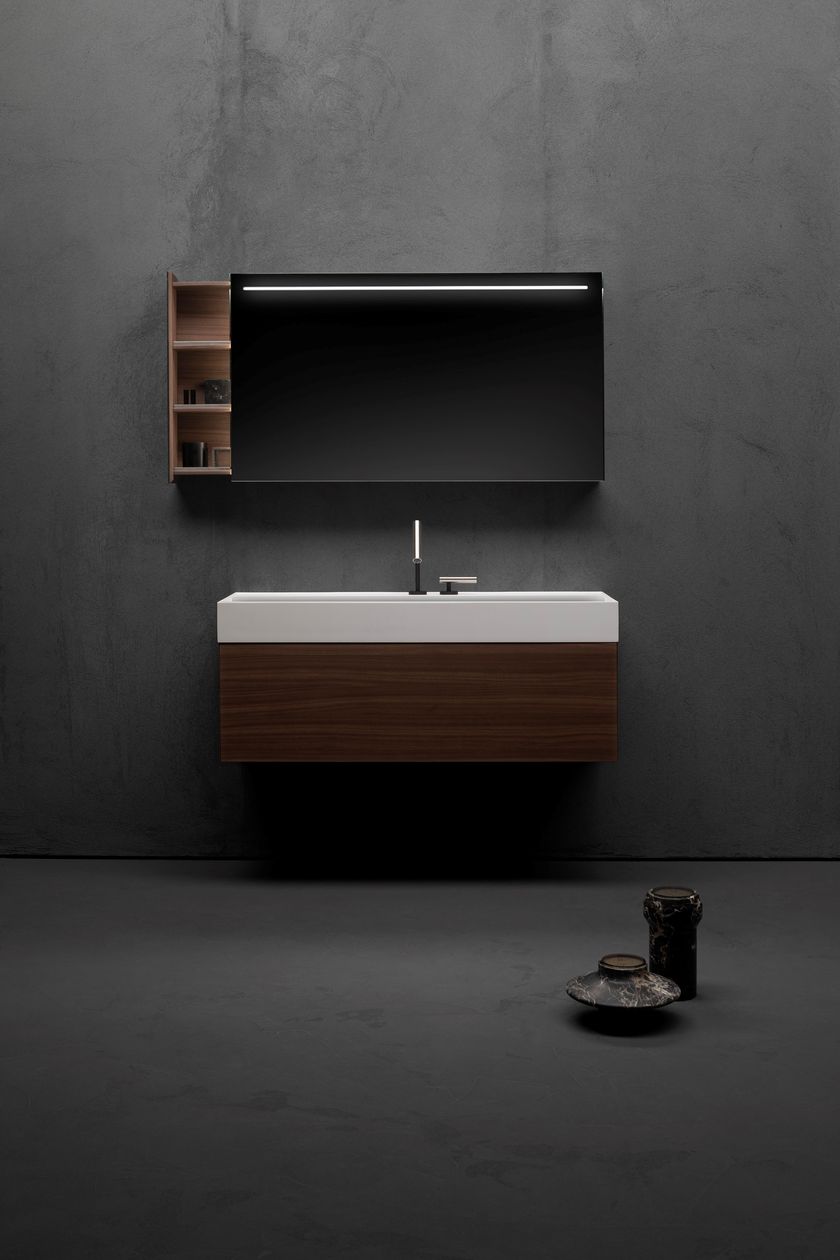 Specchio con contenitore con illuminazione integrata SPECCHIO ...