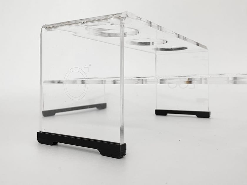 Rectangular perspex and graphene tray MISSORIUM DUO By EGO.M
