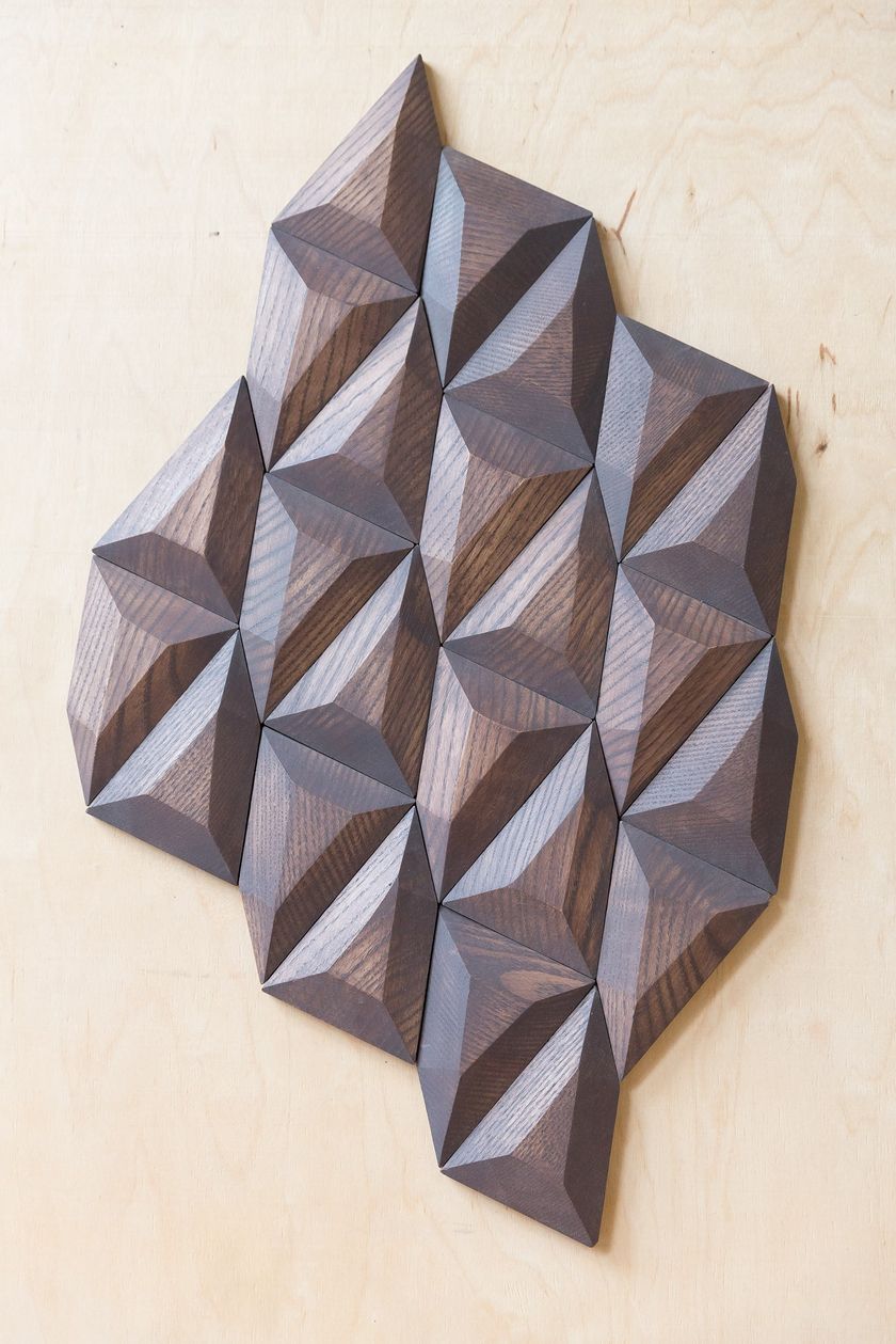 Modular wooden 3D Wall Cladding MISSOURI By NEXT LEVEL DESIGN STUDIO