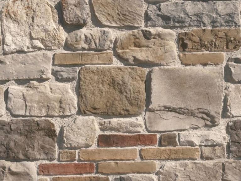 Rivestimento in pietra ricostruita effetto pietra MISTO UMBRO - Pietre ...