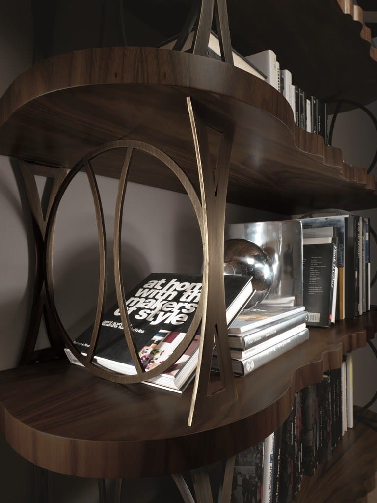 MISTRAL | Double-sided bookcase Mistral Collection By Carpanelli