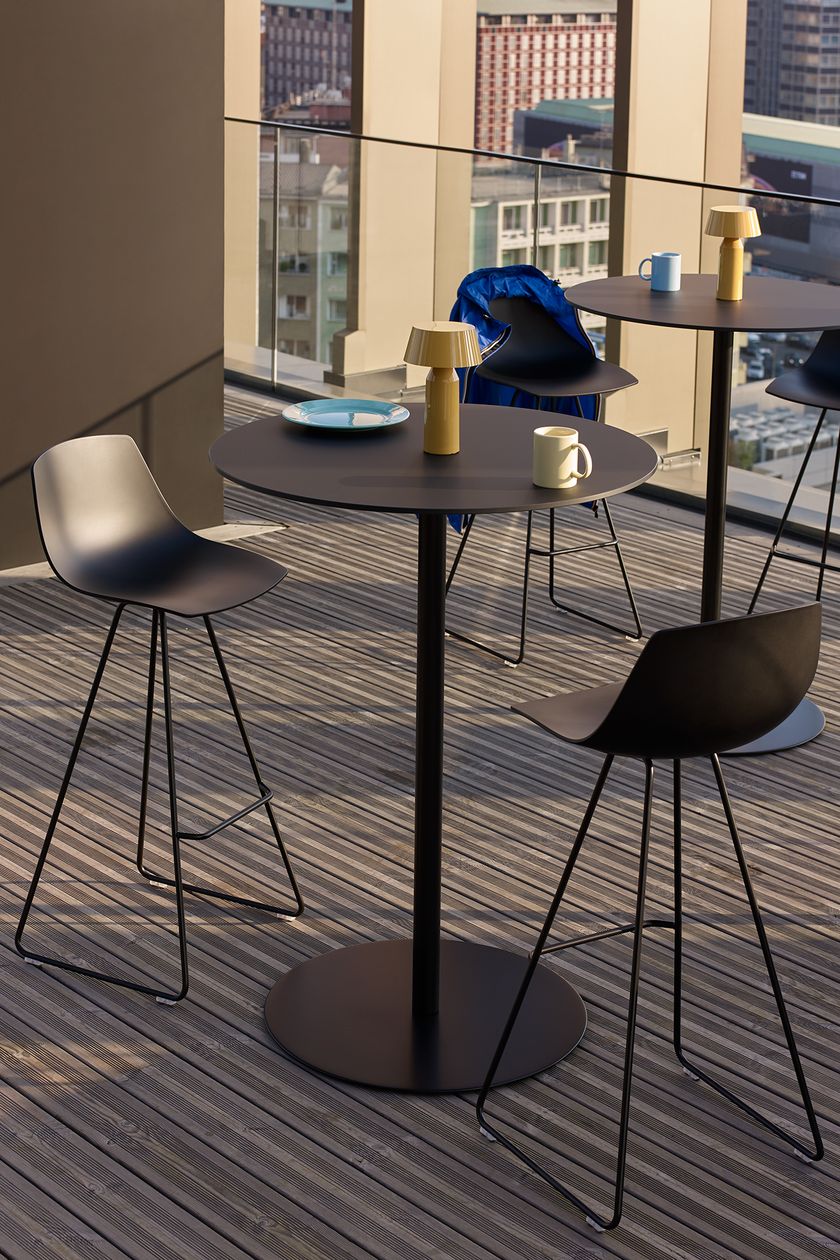 MIUNN OUTDOOR | Sled base stool MIUNN OUTDOOR Collection By Lapalma ...