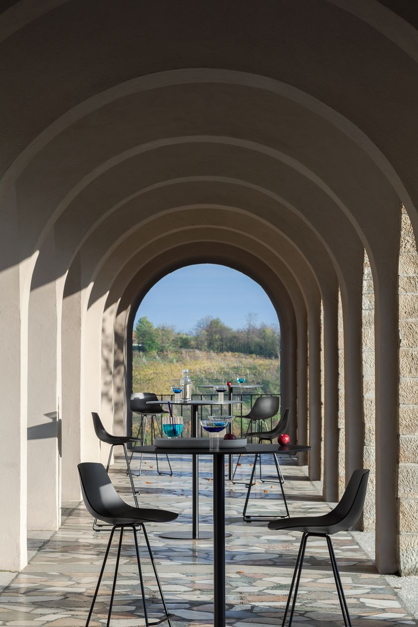 MIUNN OUTDOOR | Sled base stool MIUNN OUTDOOR Collection By Lapalma ...