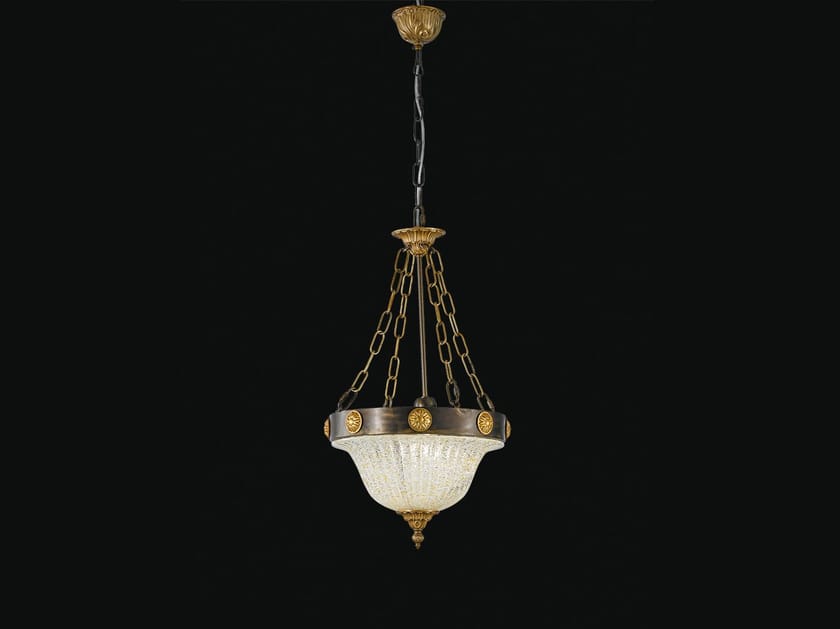 SPARTA LED Murano glass pendant lamp By M.M. Lampadari