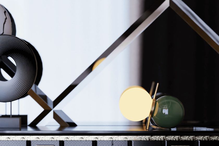 TILT LIT Table lamp By M.M. Lampadari