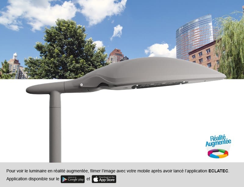 Lampione stradale in alluminio MOANA By GHM-ECLATEC