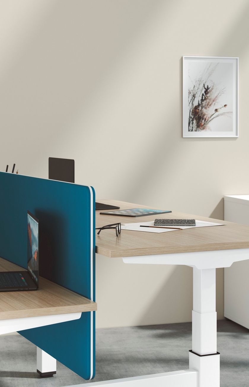 Scrivania ad altezza regolabile operativa MOBILITY - ACTIU