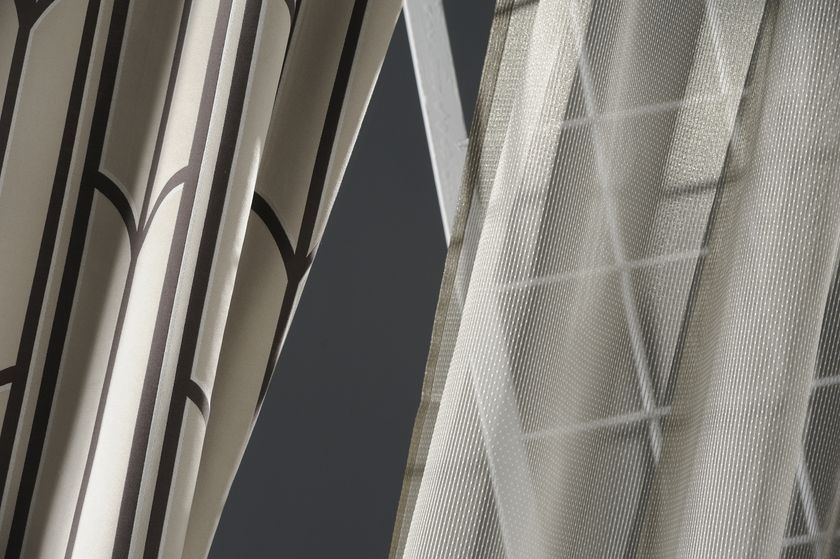 Cotton fabric with graphic pattern MODERNA By AGENA