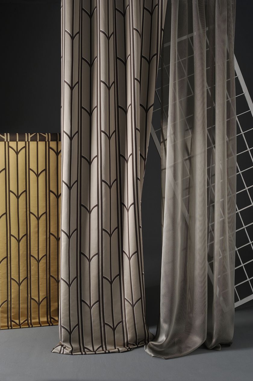 Cotton fabric with graphic pattern MODERNA By AGENA