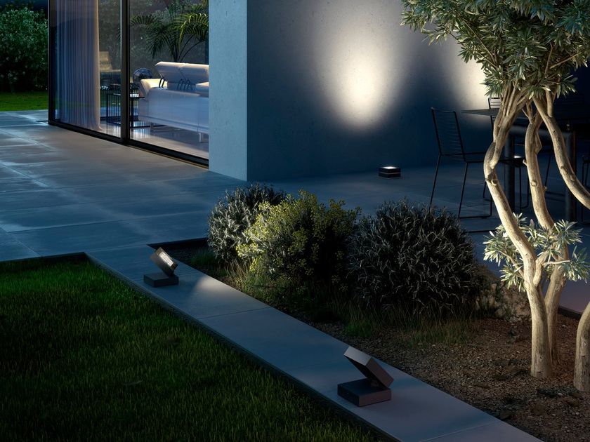 MODIS SINGLE Proyector de exterior LED ajustable de aluminio By LedsC4 ...