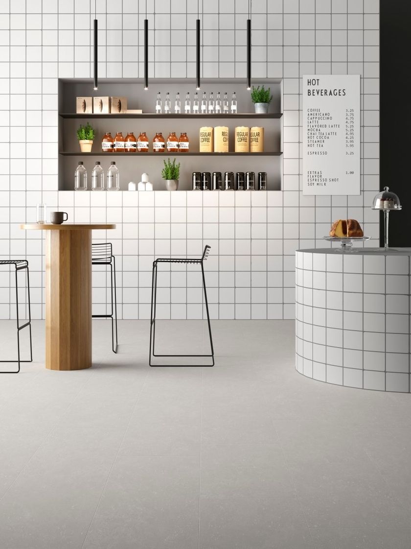 LVT flooring with stone effect MODULEO 55 TILES - AZURIET By IVC Commercial