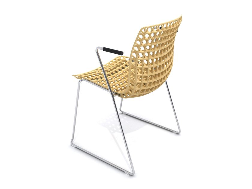 MOIRÈ | Sled base chair By Movisi design Ton Haas