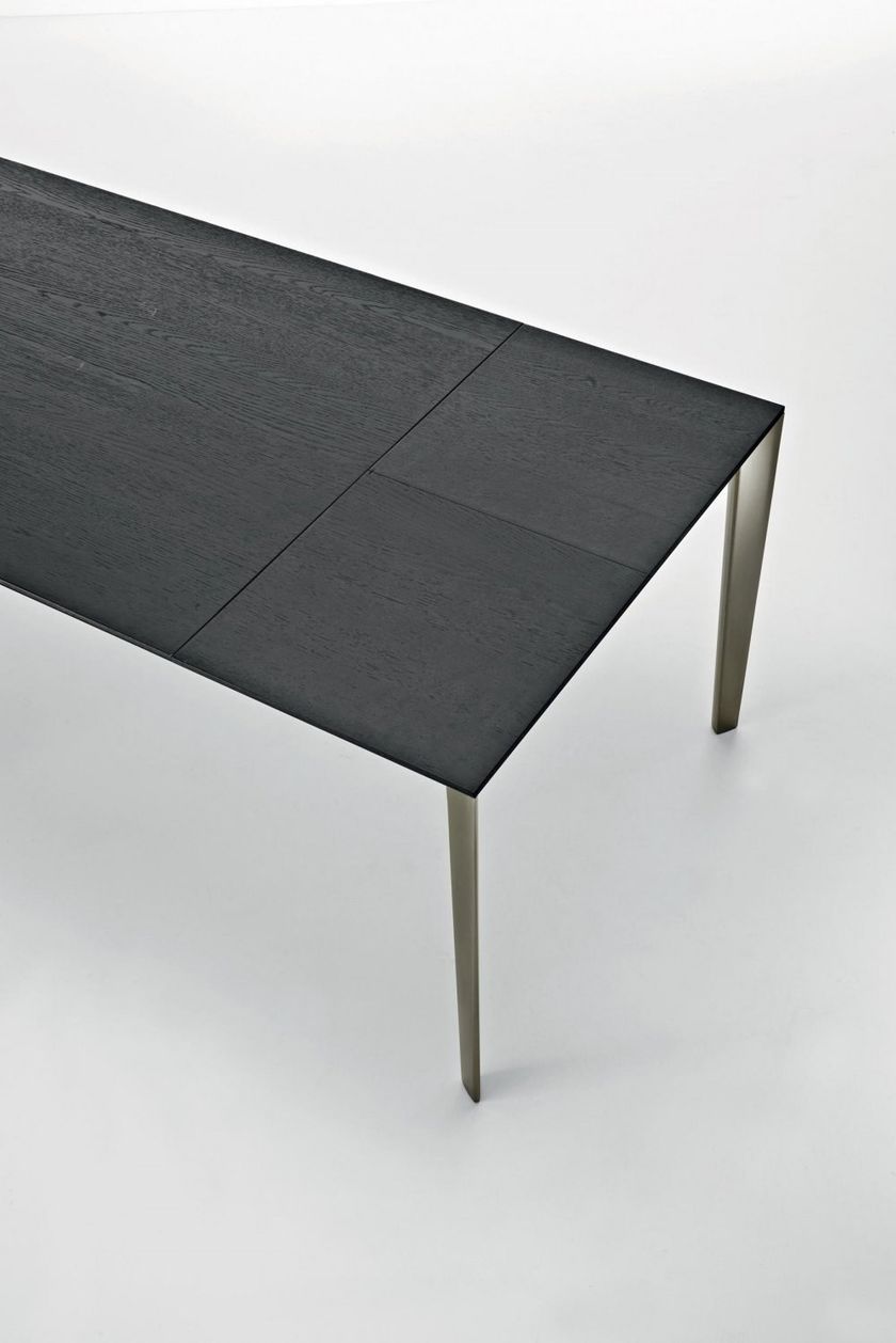 Extending rectangular wooden dining table MOLTENI - FILIGREE By In ...
