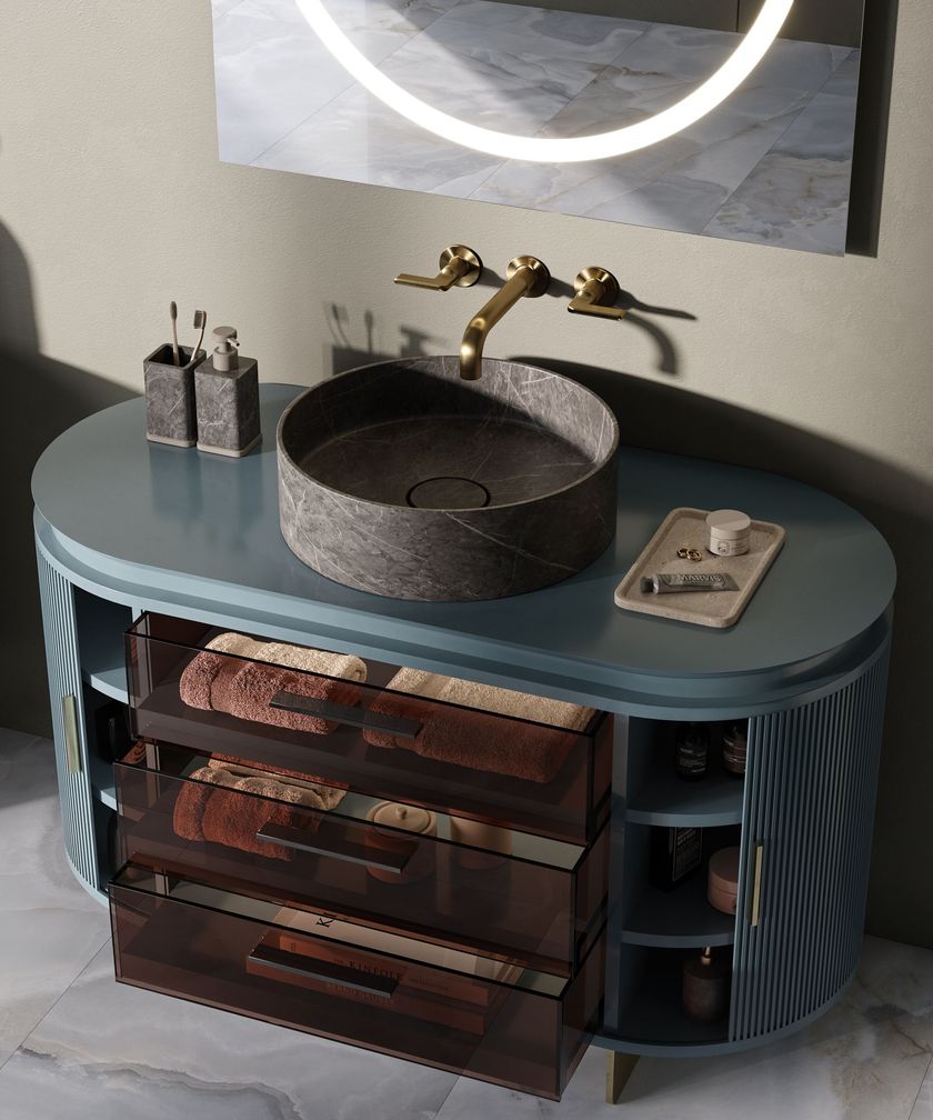 ECLECTIC GLASS Bathroom cabinet By MOMA Design