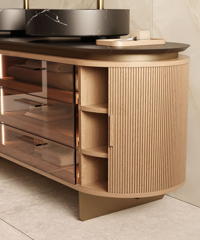 ECLECTIC GLASS Bathroom cabinet By MOMA Design