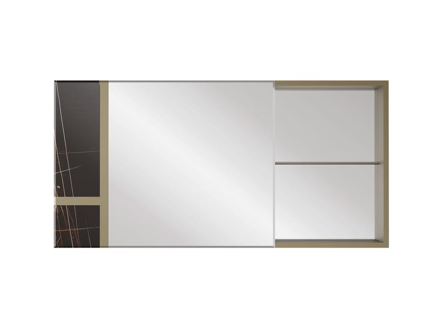 MONDRIAN | Mirror with cabinet By Reflex design Emanuele Missaglia