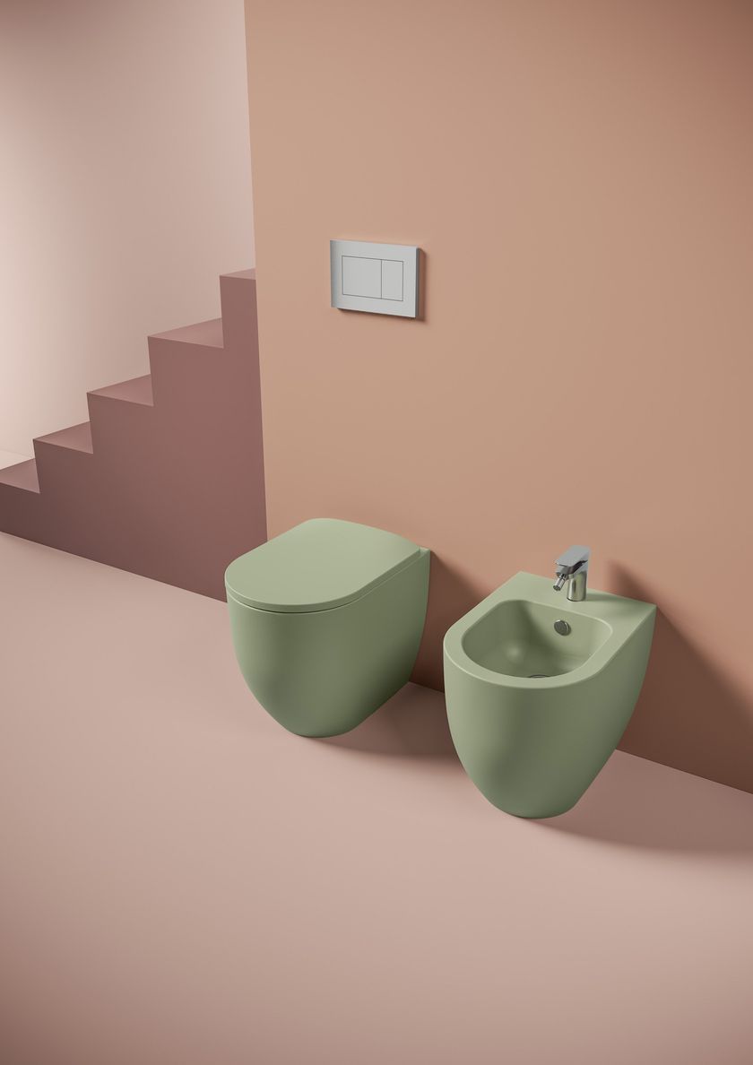 MONET | Back to wall bidet By Artceram design Meneghello Paolelli