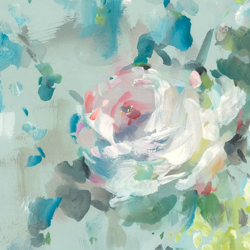 MONET ROSES Papier peint By Dovely